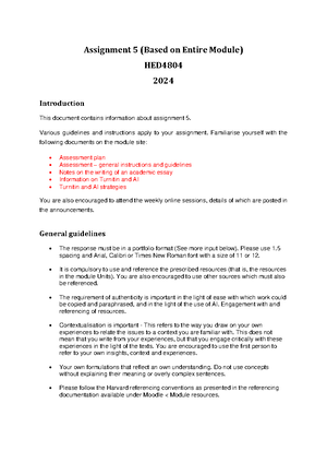 57030804 HED4814 assignment 2 - HED Assignment 2 2024 Assignment number ...