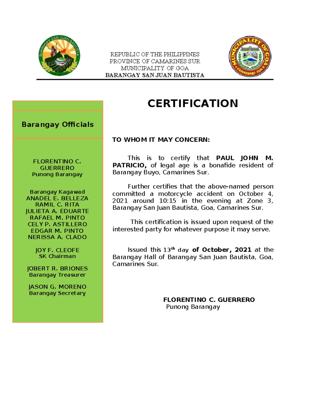 Kasulatan sa Pagbabayad ng Utang - Enero 2025 - Studocu