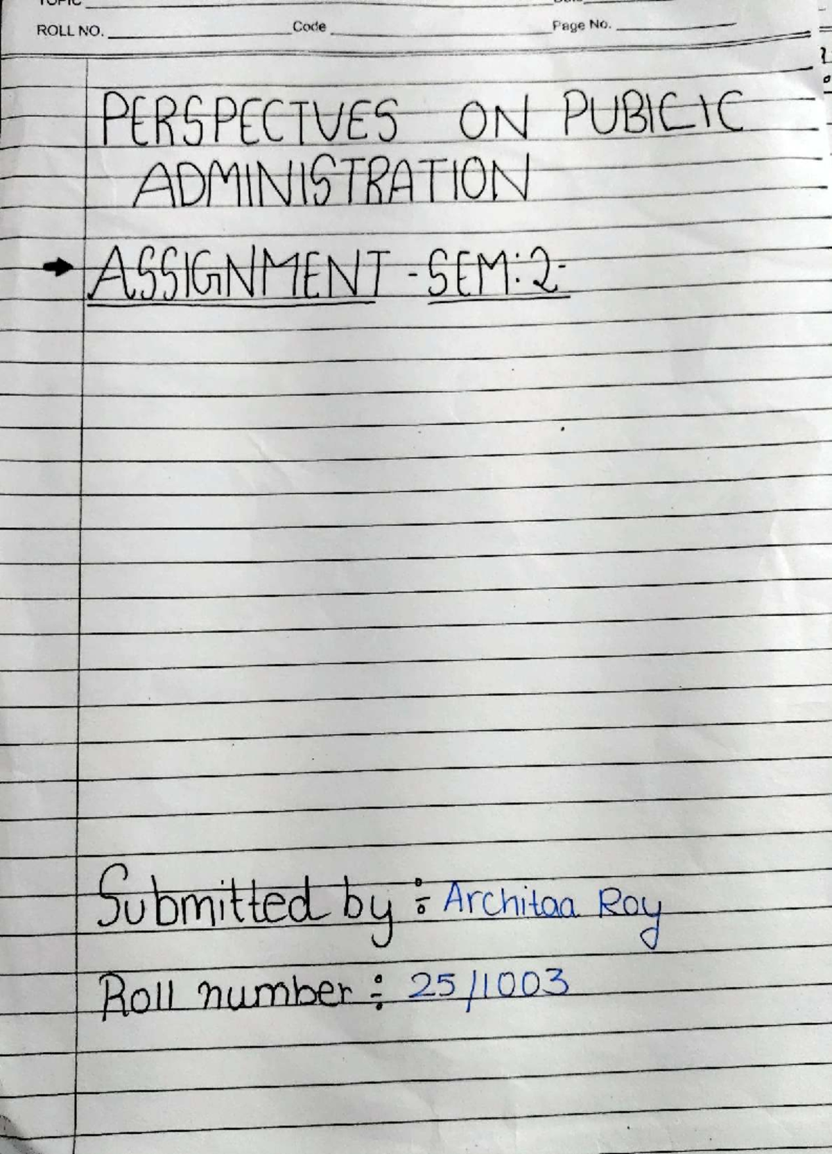 PPA Assignment Notes: Understanding Public Administration Functions ...