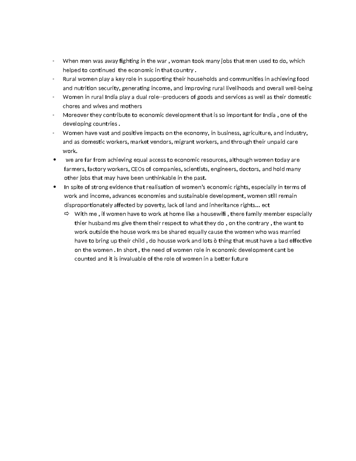 The Role of Women in Economic Development: Insights from Rural India ...