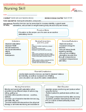 ATI ALT intramuscular med admin Skills complete - Indications Nursing ...