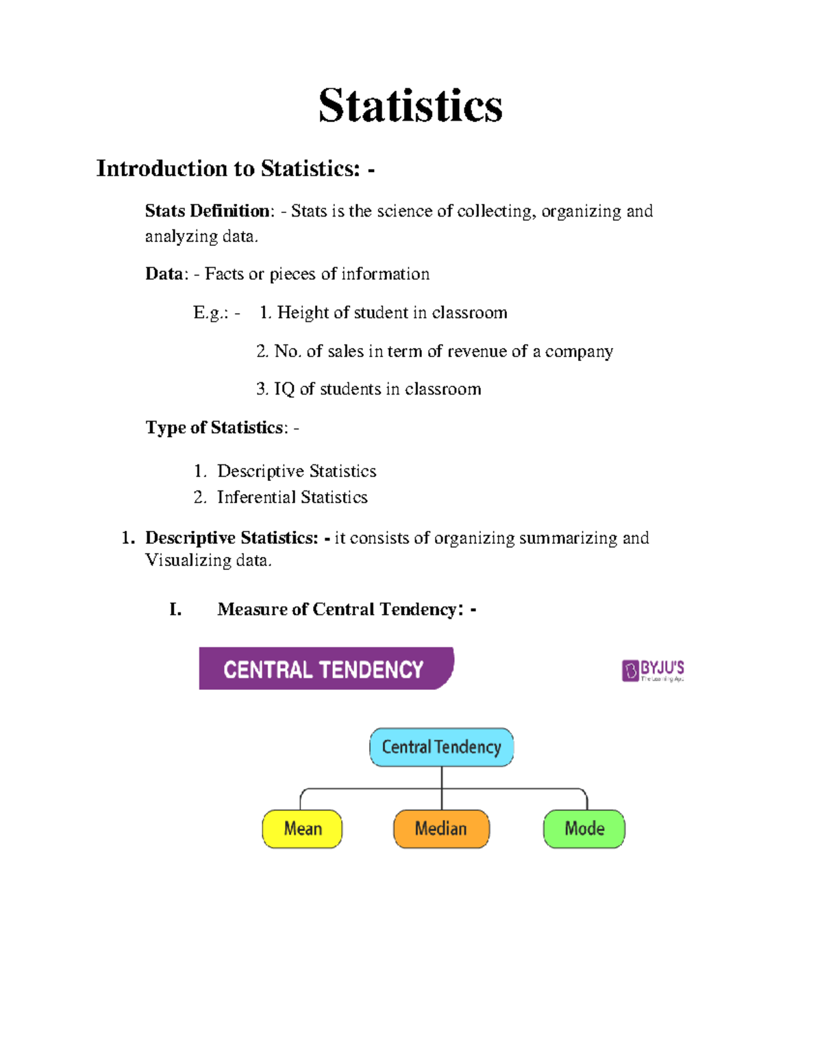 Introduction to statistics: A simplified guide to key concepts and ...