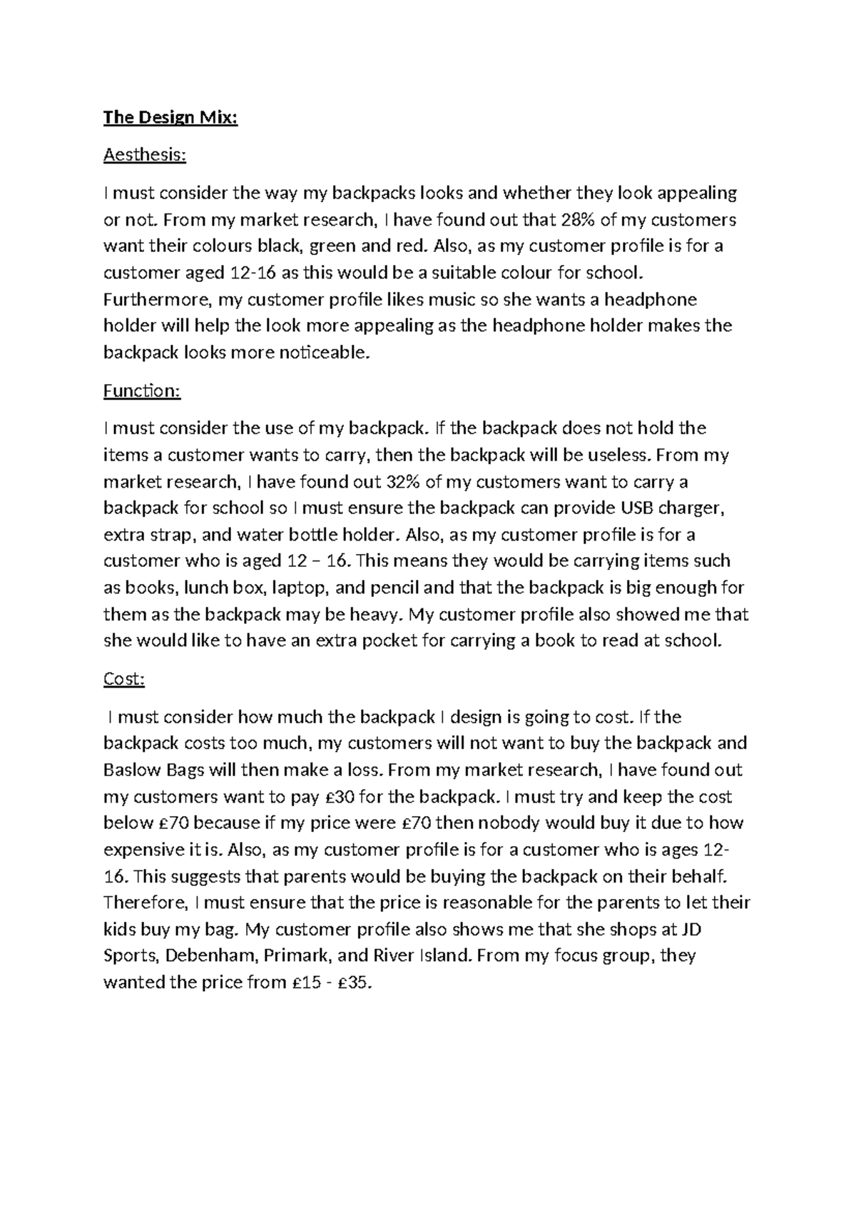 The design mix - The Design Mix: Aesthesis: I must consider the way my ...