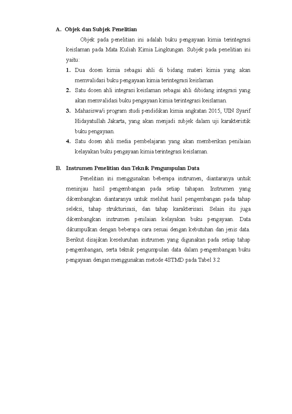 Objek dan Subjek Penelitian - A. Objek dan Subjek Penelitian Objek pada ...