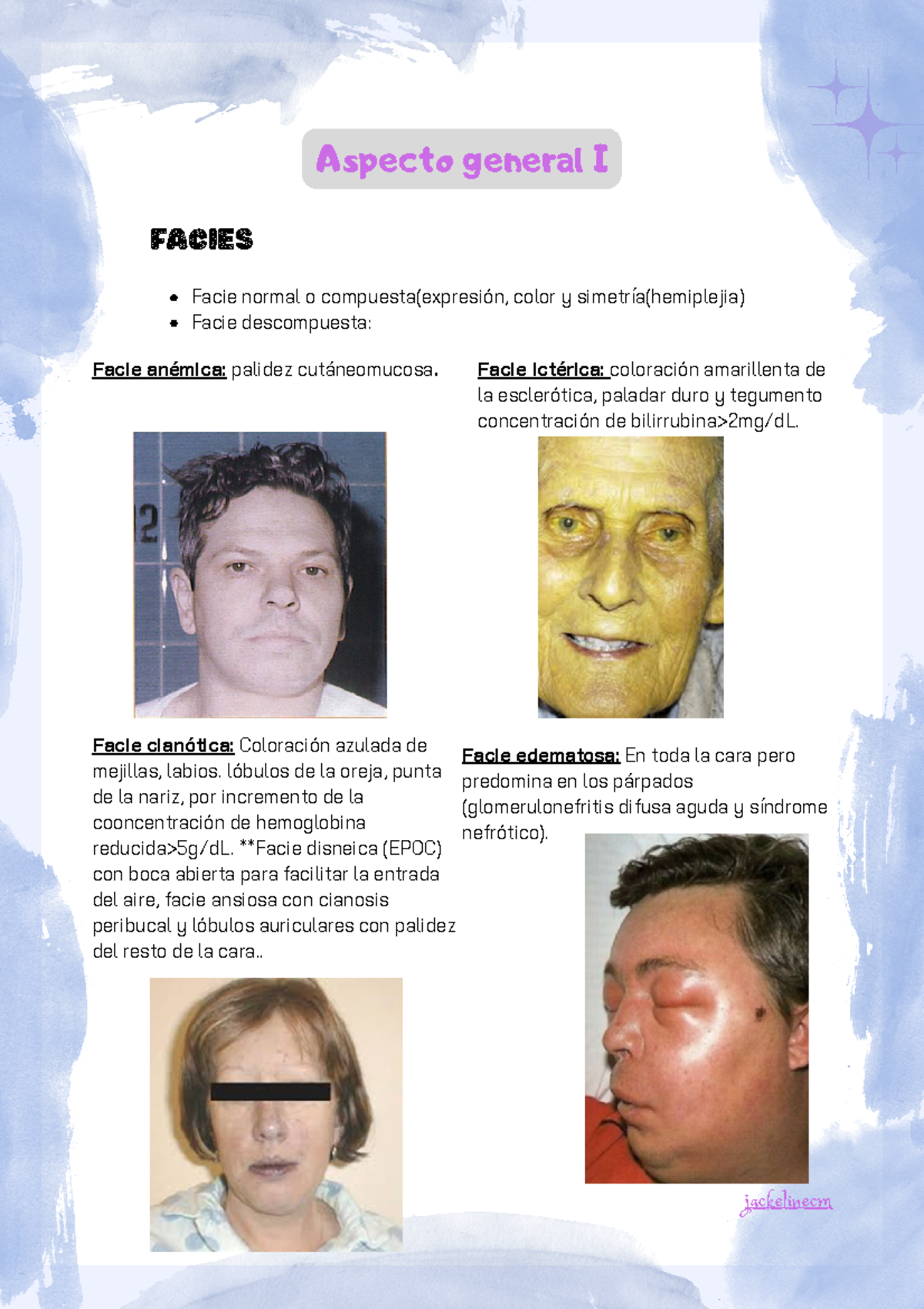 Aspecto General I: Facies y Estado de Hidratación en Pacientes - Studocu