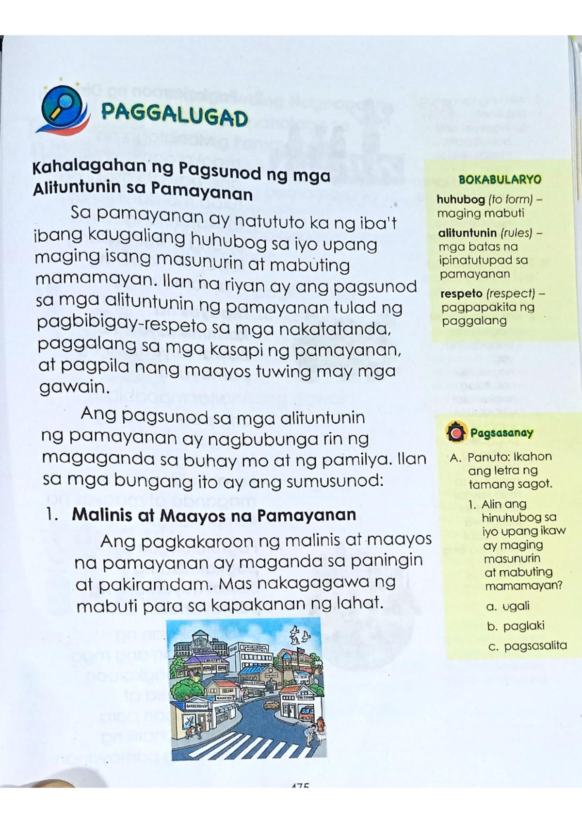 PAGGALUGAD: Kahalagahan ng Pagsunod sa Alituntunin ng Pamayanan - Studocu