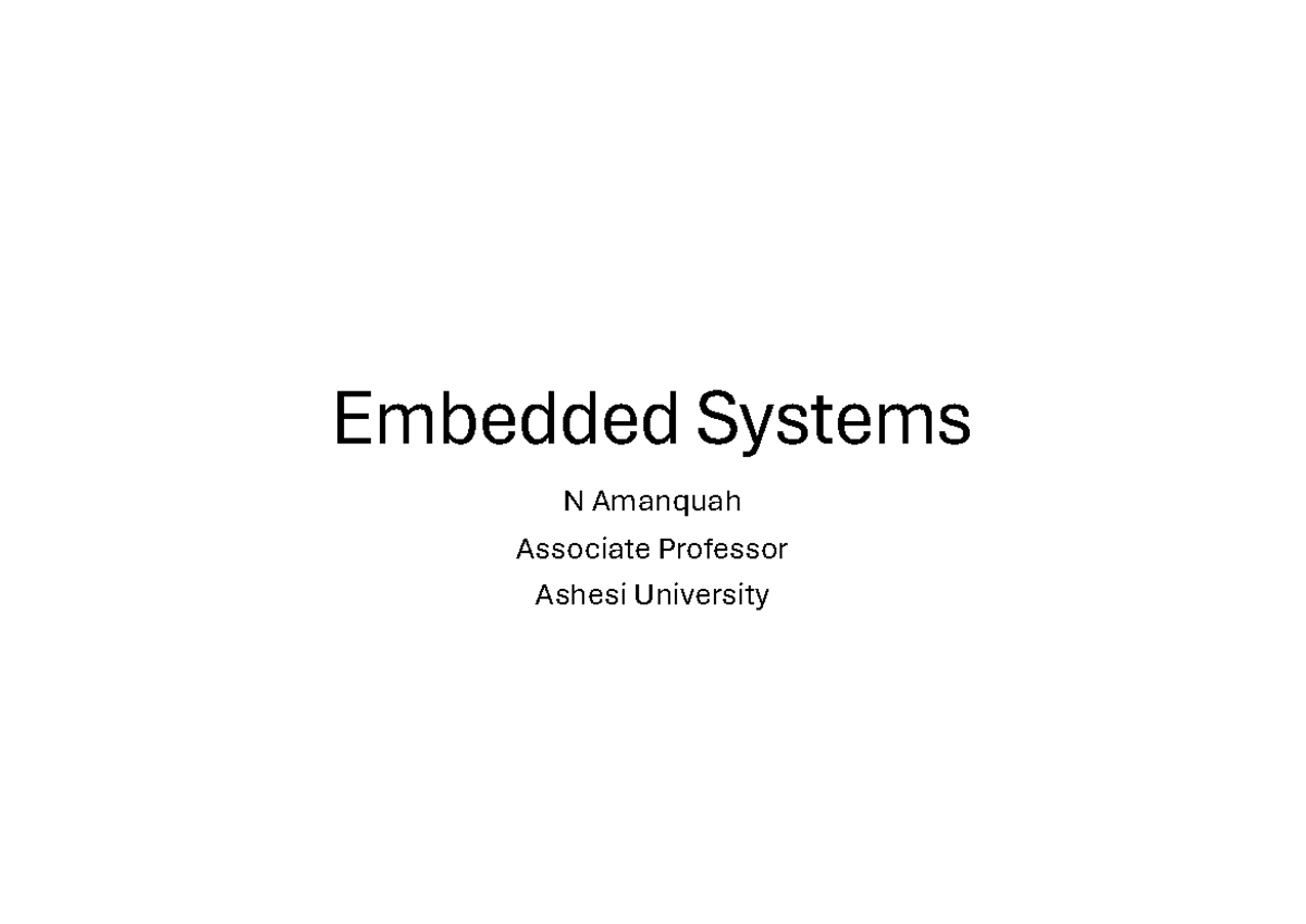 3GPIO F2025 - Embedded Systems Setup and Configuration Guide - Studocu