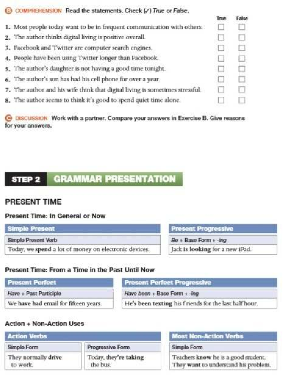 Unit 1 - Focus on Grammar - ICPNA Custom - Level A Notes - Studocu