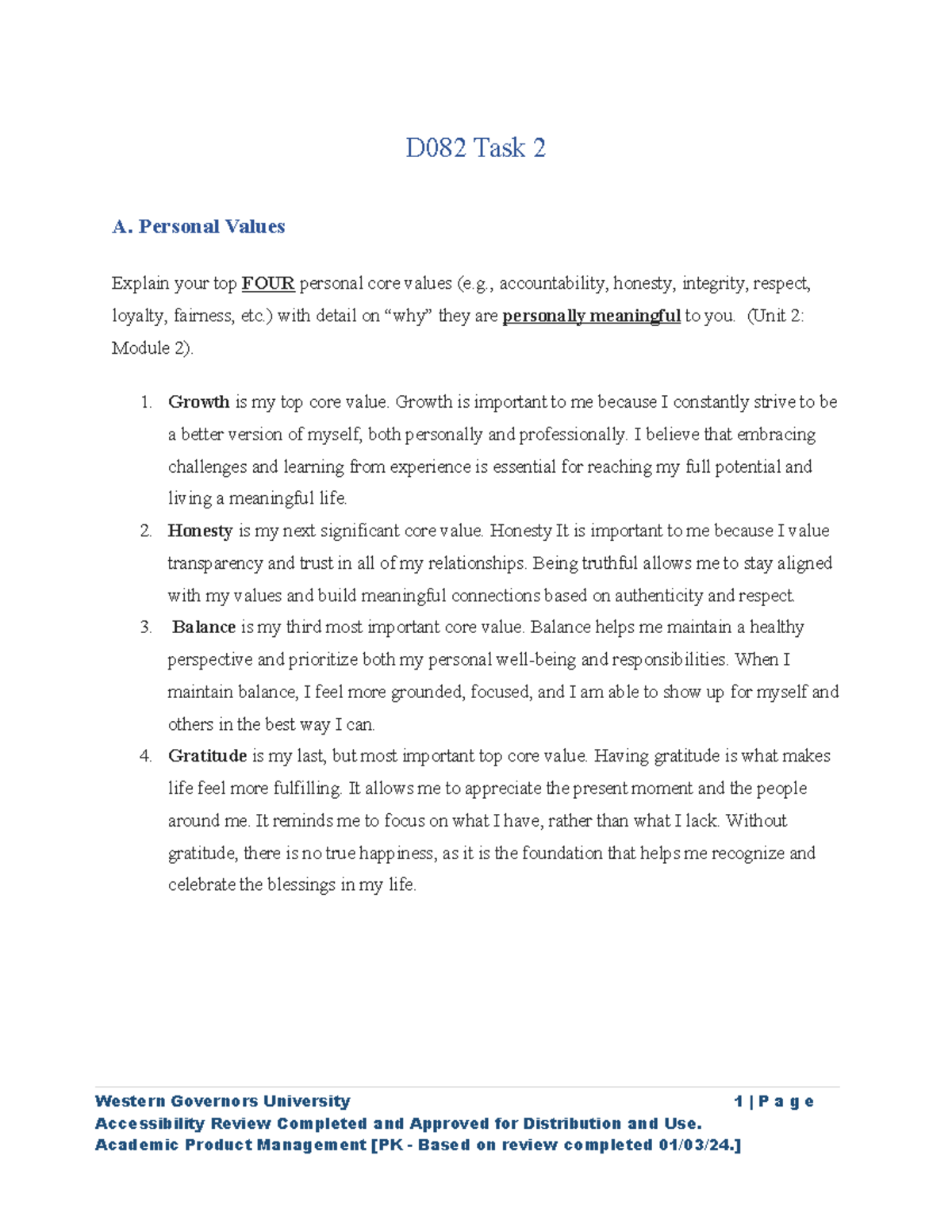 D082 Task 2 - this is the information I used for the Task 2 - D082 Task ...