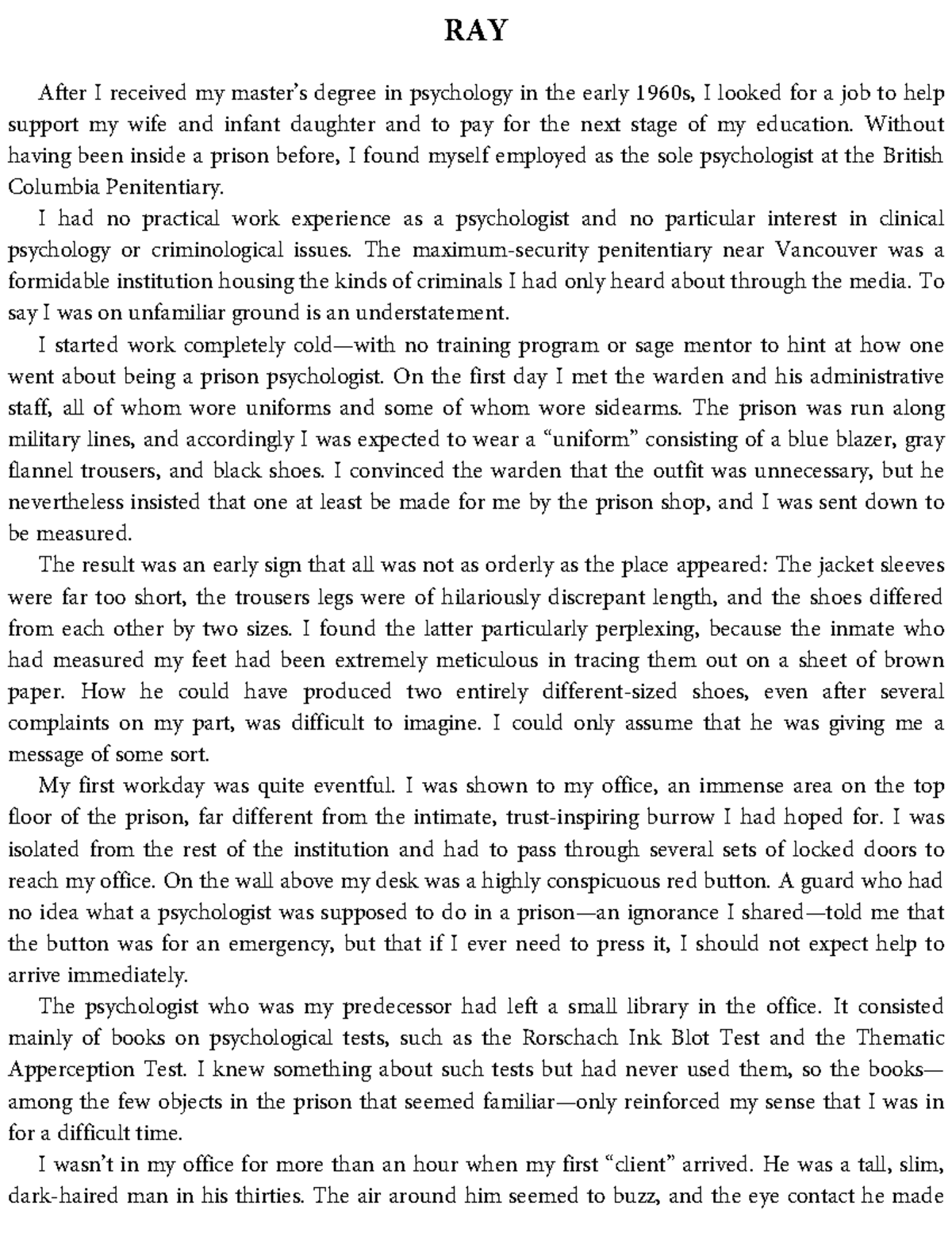Psychology 101: Insights from My Experience as a Prison Psychologist ...