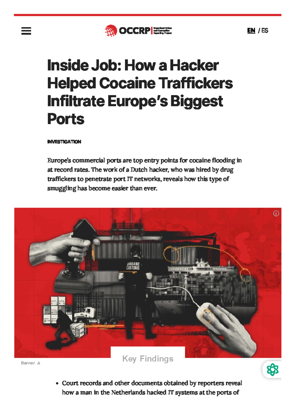 Inside Job: How a Hacker Aided Cocaine Traffickers at European Ports ...