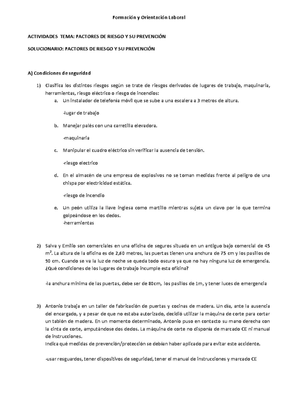 Activ FOL Und 3 Factores de riesgo y su prevención 2022 alumnado ...