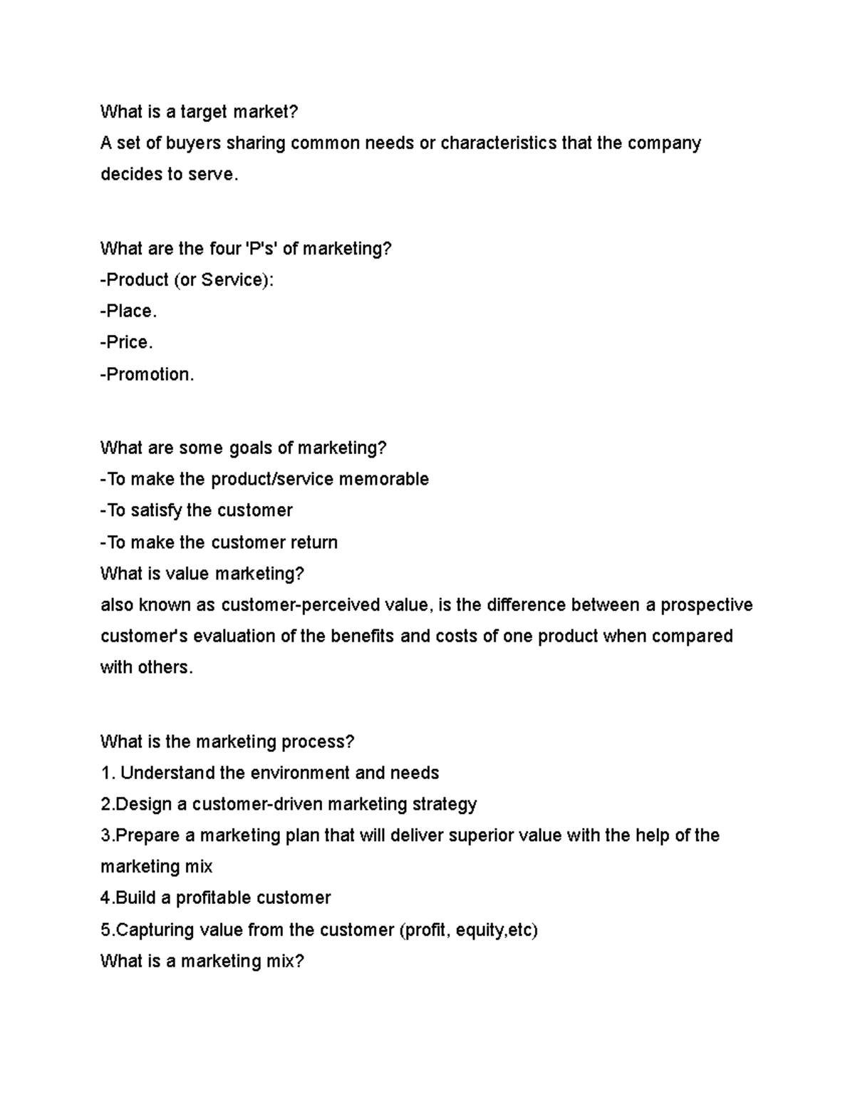 Exam chapter 5 16 February 2018, questions and answers - What is a ...
