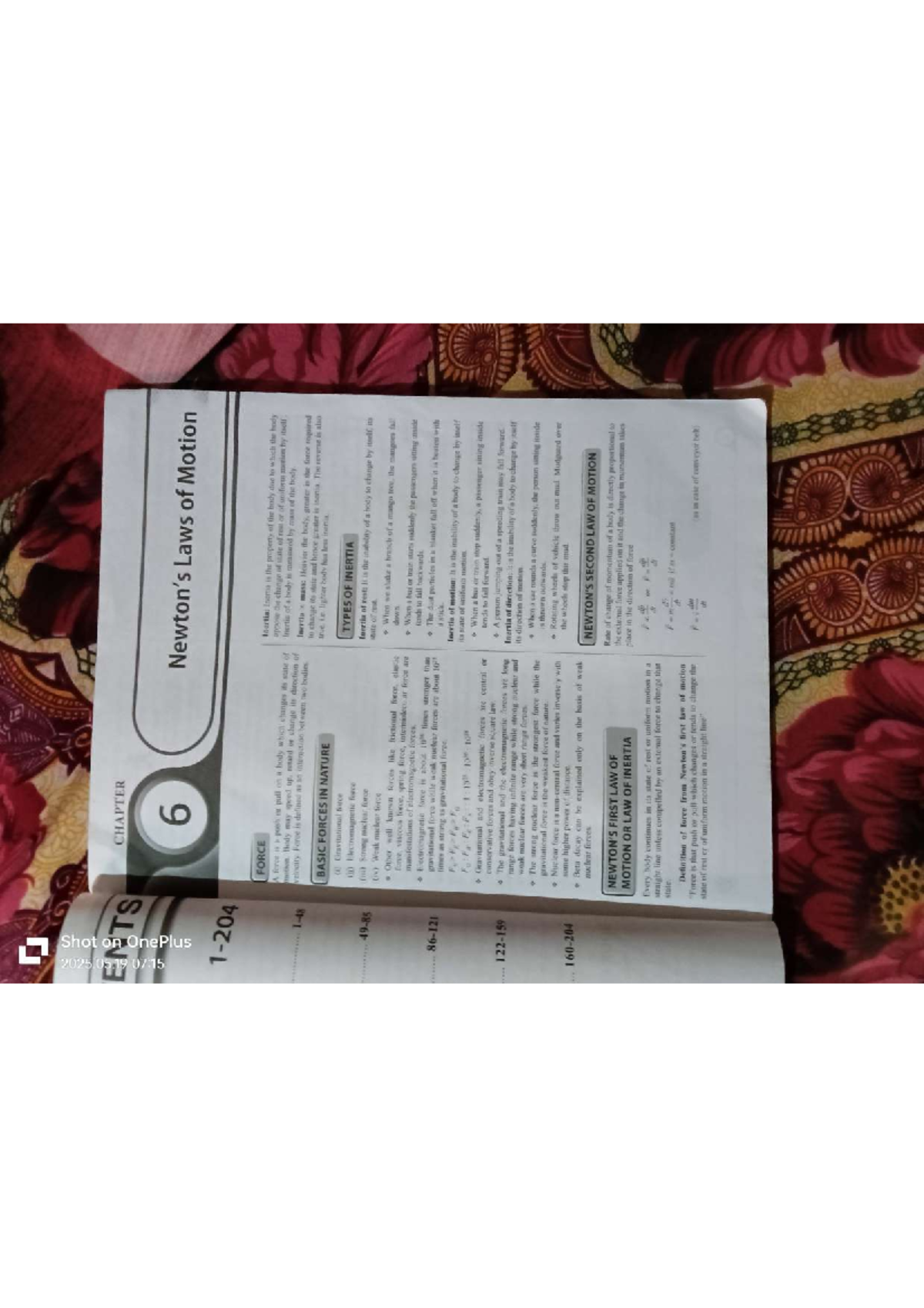 CHAPTER 6: Laws of Motion - Understanding Force and Inertia - Studocu