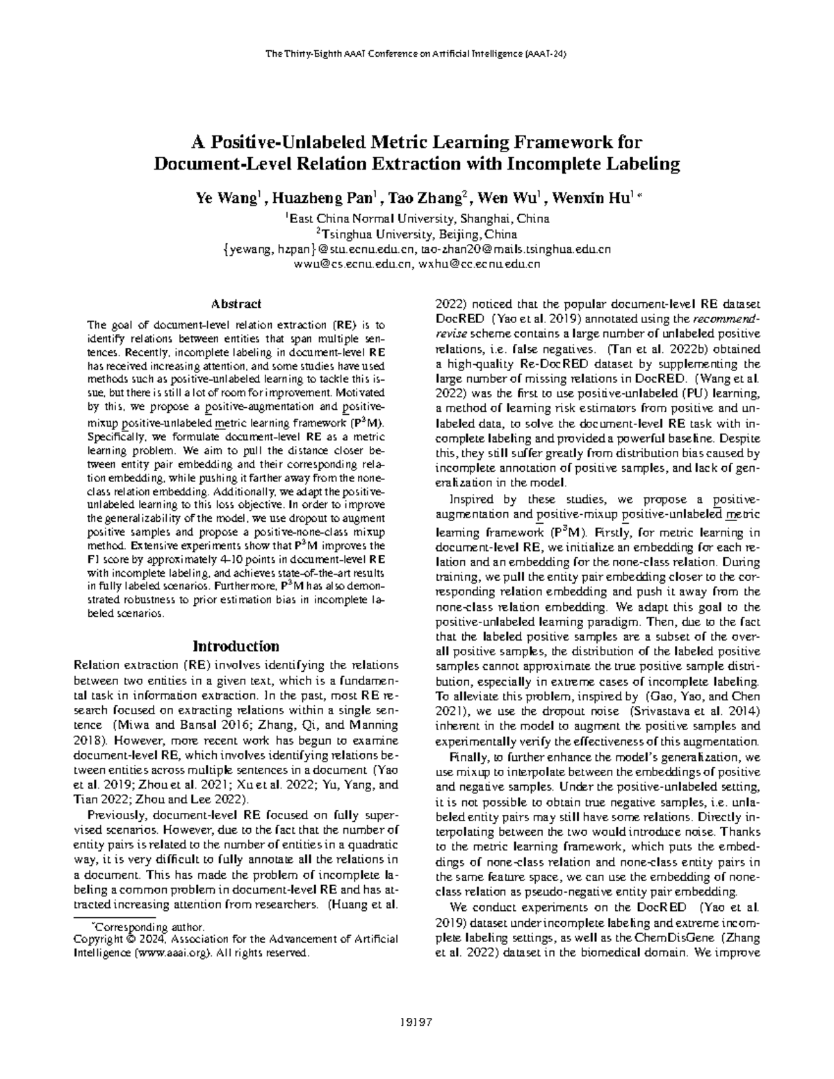 P3M: A Metric Learning Framework for Relation Extraction in AI ...