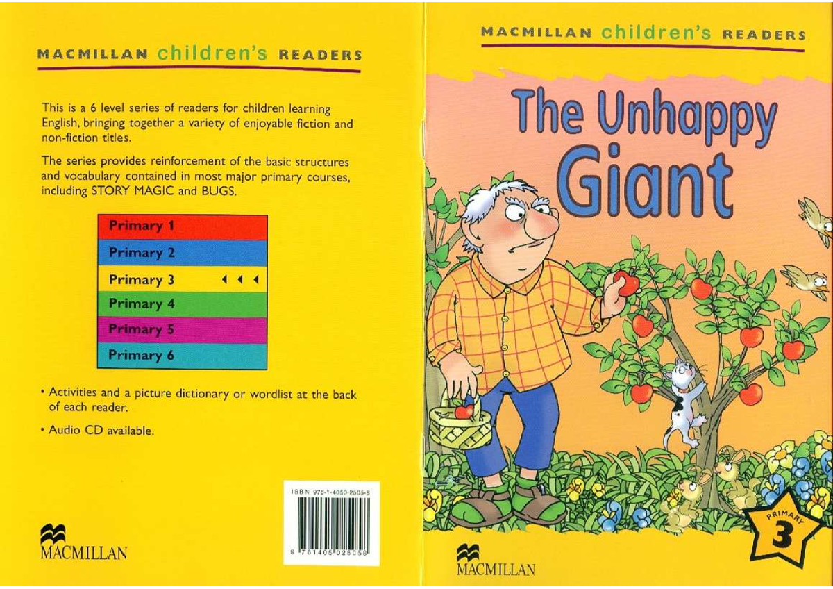 MACMILLAN READERS: The Unhappy Giant - Primary 3 Story - Studocu