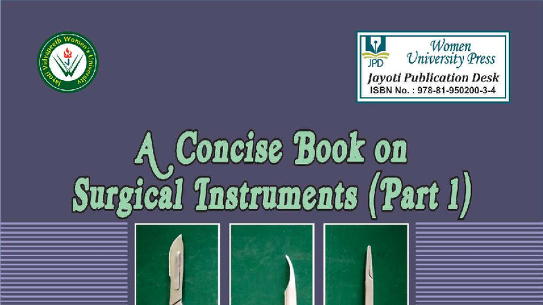 Surgical Instruments Overview: A Guide for Medical Students (MED101 ...