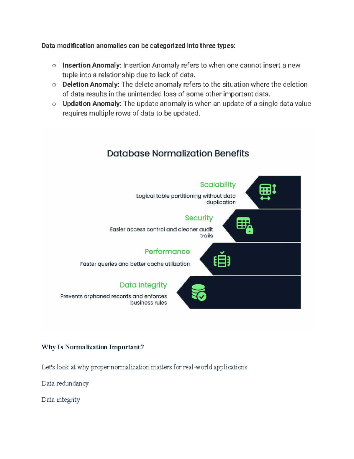 Normalization in Databases: Understanding Anomalies and Processes - Studocu