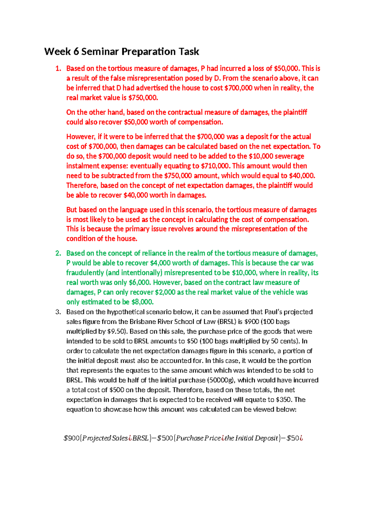 Week 6 Response - Lecture notes. - Week 6 Seminar Preparation Task ...