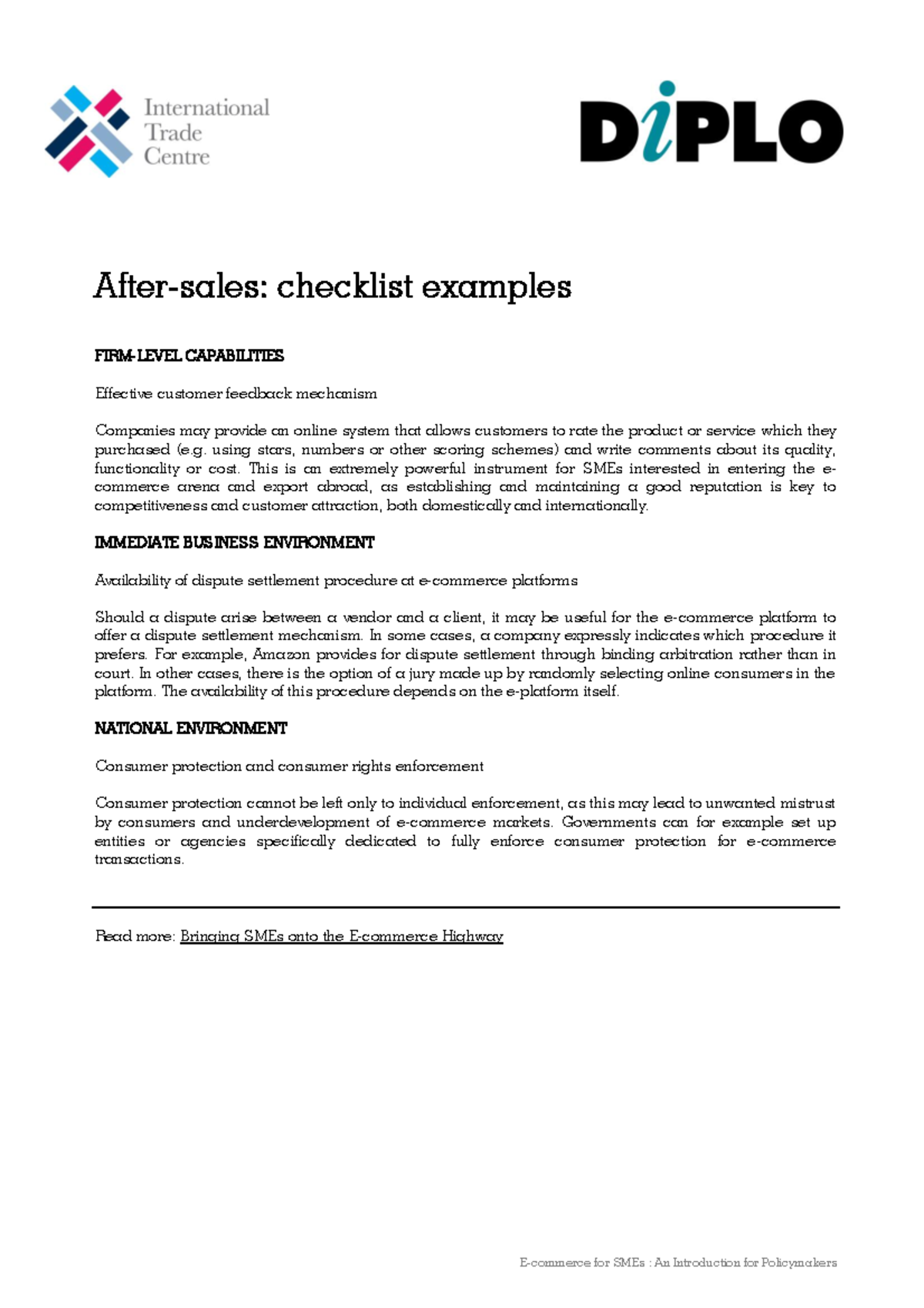 Lecture 2: After-Sales Notes on Customer Feedback Mechanisms - Studocu