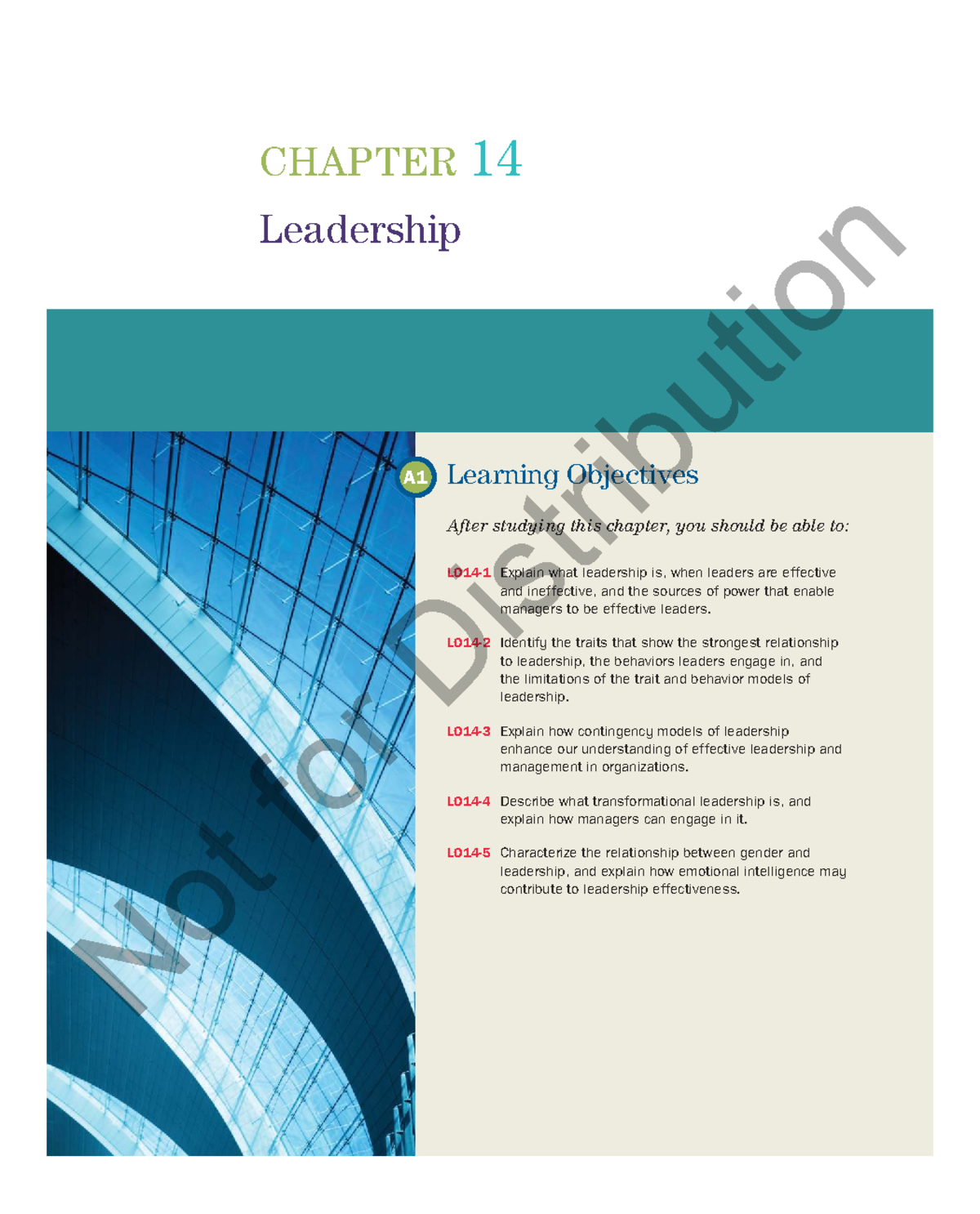 HRM 6654X: Chapter 14 Leadership Styles and Effectiveness - Studocu