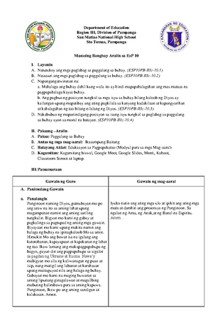 Dep Ed Learning Activity Sheets ESP 10 - DepEd Learning Activity Sheets ...