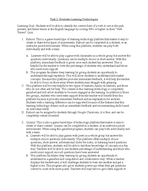 D294 Task 3 - Passed - The mistrust of the platform and materials ...