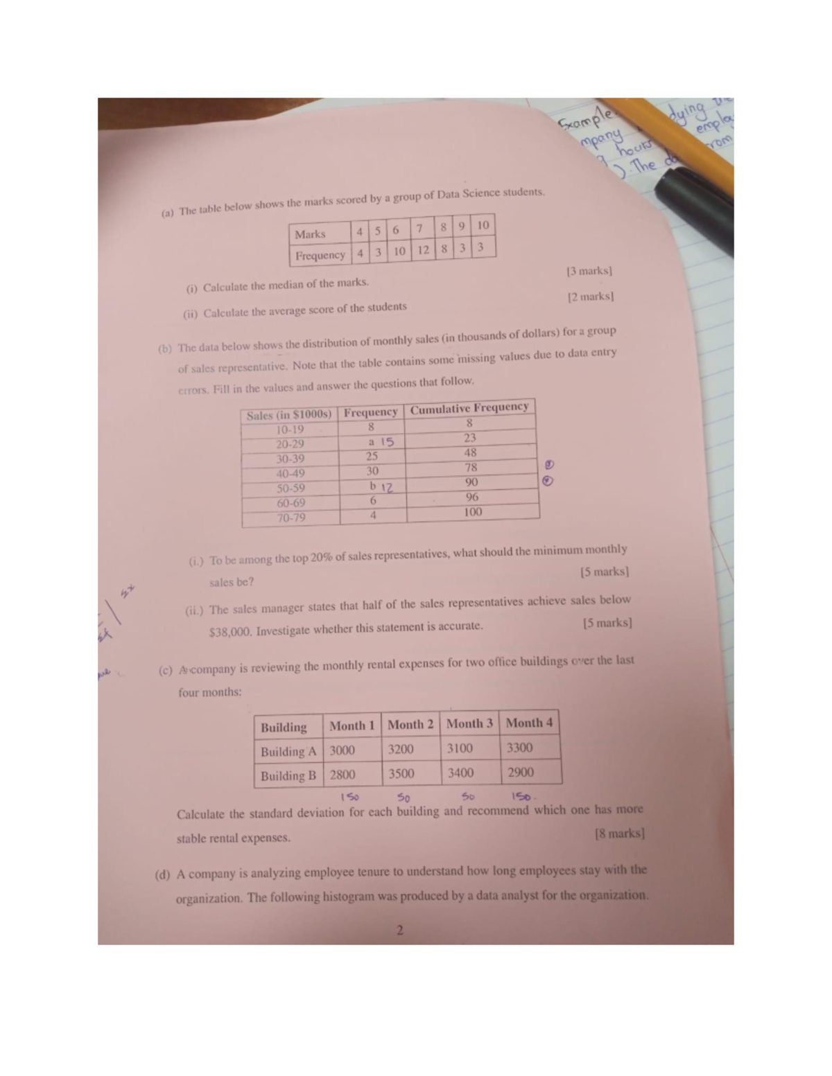 STA 1020 B Midterm Exam: Data Analysis and Statistics - Studocu