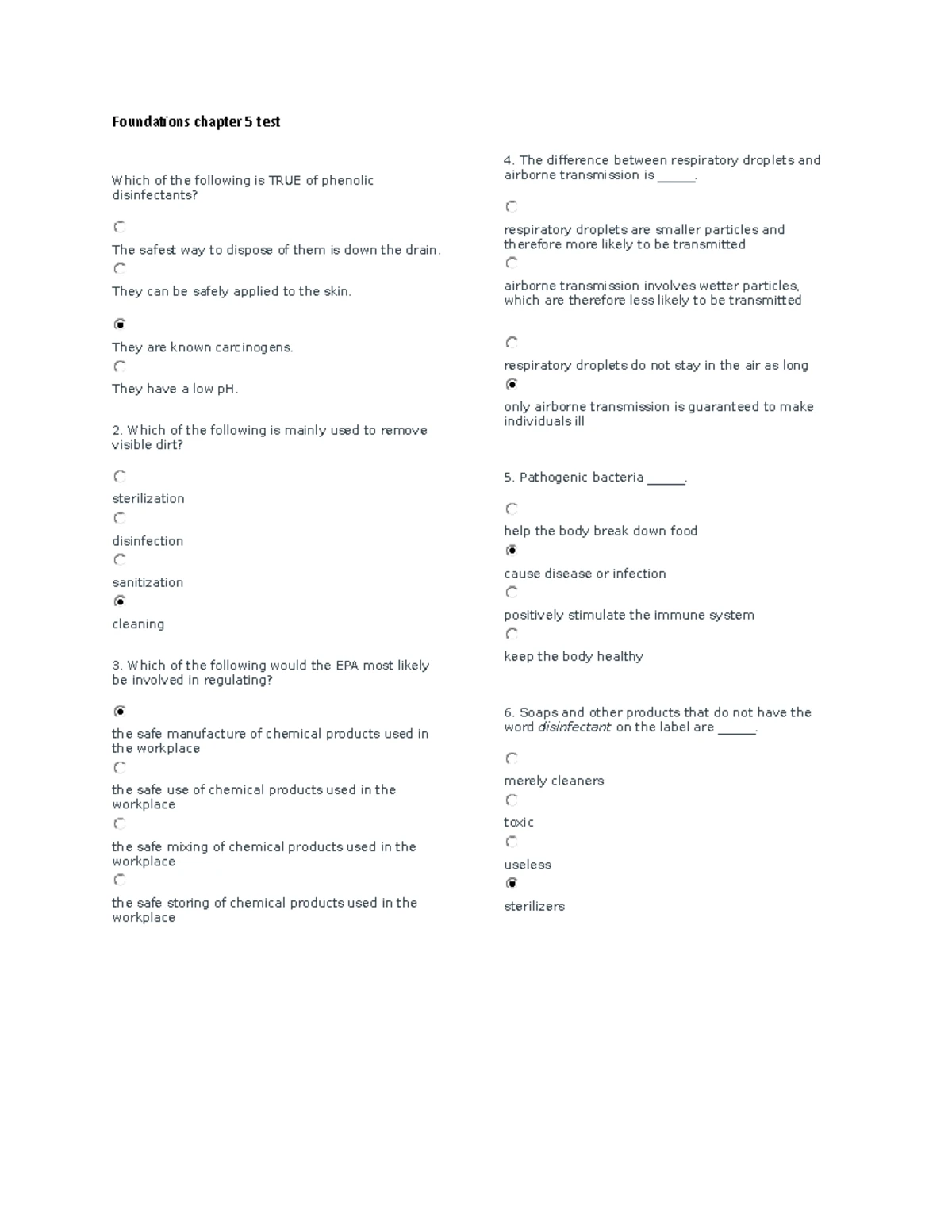 Milady Standard Cosmetology Chapter 10 Test Prep Guide - Studocu