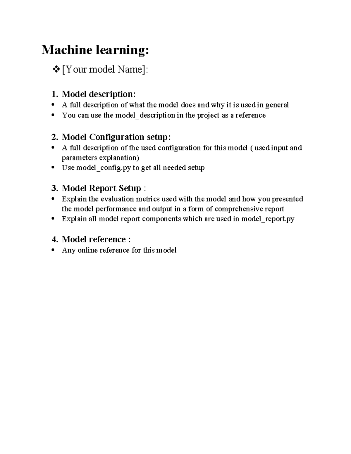 Machine Learning Model Overview and Configuration Details - Studocu