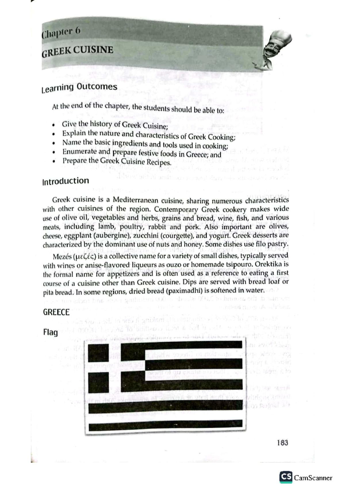 Greek- Cuisine - dwwrgwbstb4e - Chapter 6 GREEK CUISINE Learning ...
