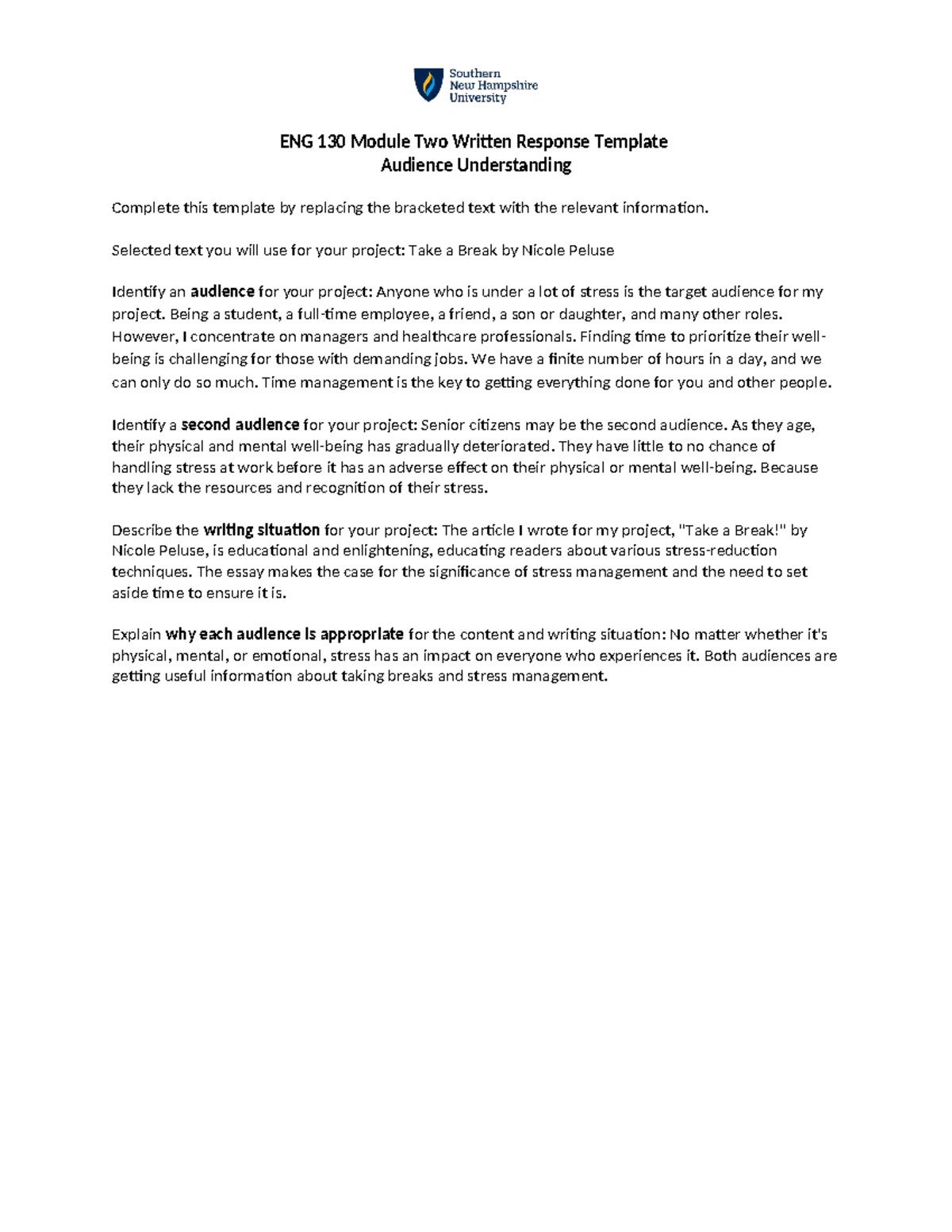 ENG 130 Module Two Written Response Template - ENG 130 Module Two Written Response Template ...