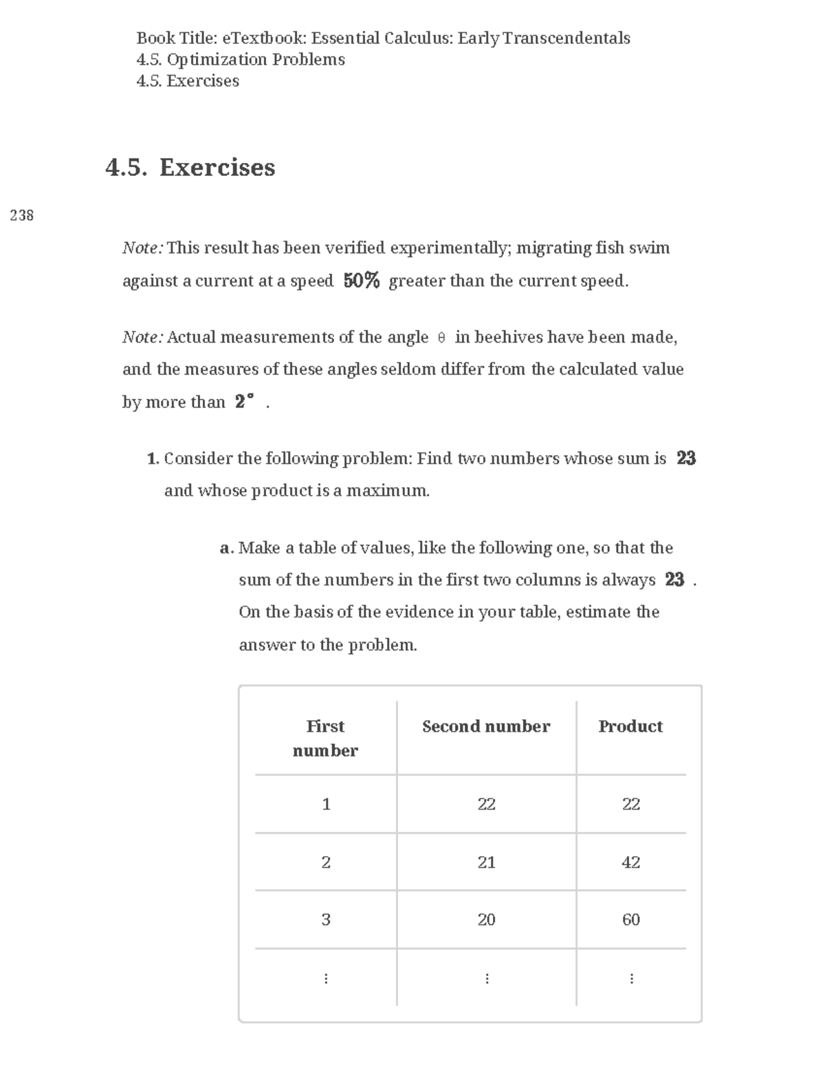 Calculus Optimization Problems - Exercises & Solutions (Essential Calculus) - Studocu