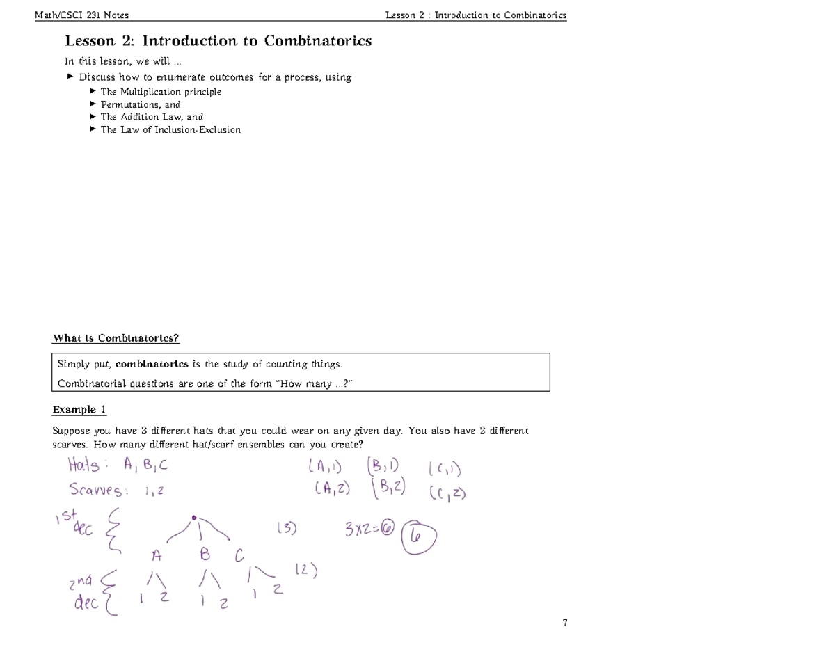Math/CSCI 231 Final Exam Notes: Proof by Induction Techniques - Lesson ...