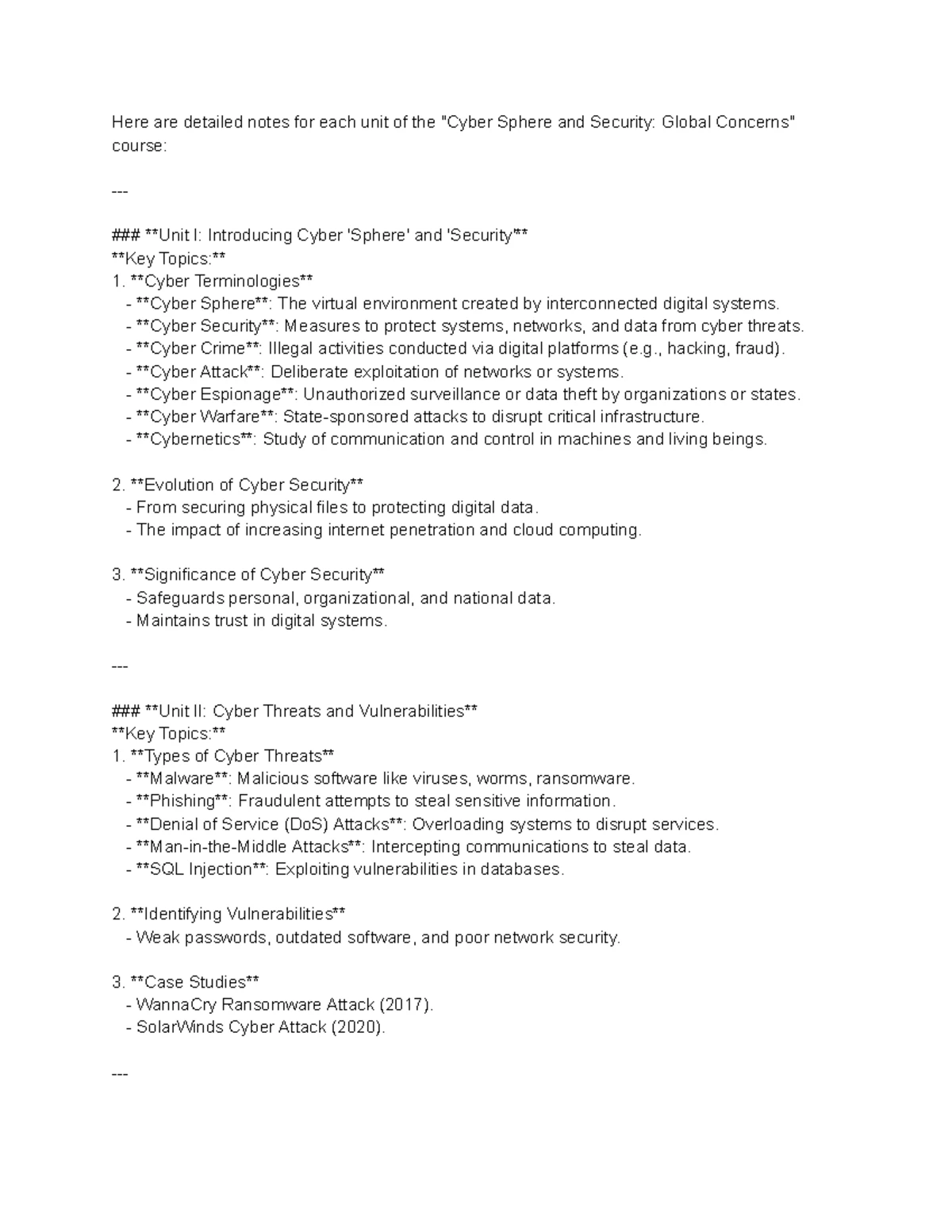 Cyber Security Notes Digital Notes On Cyber Security R18a0521 B Iii Year Ii Sem R18