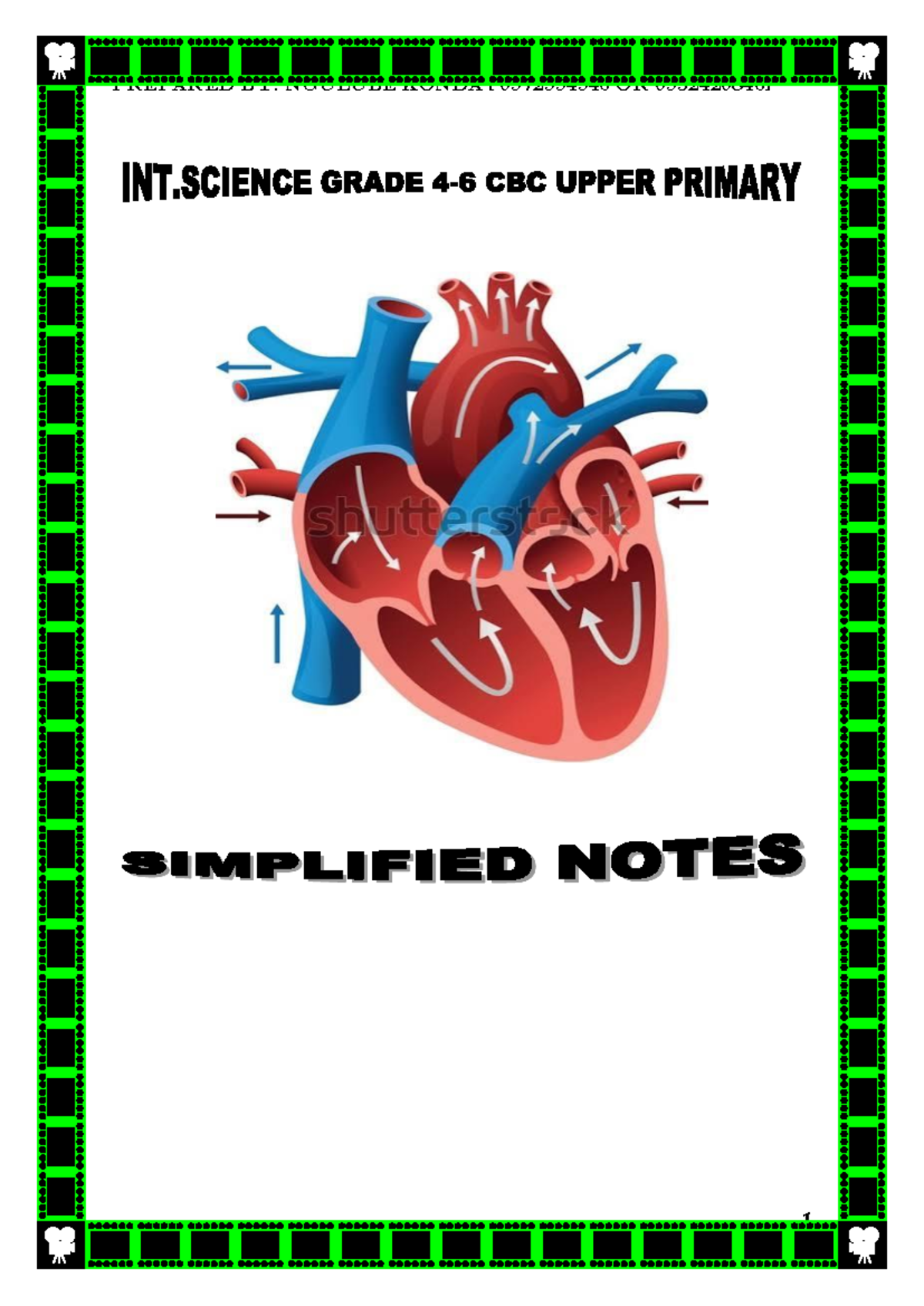 Grade 4-6 CBC INT. Science: The Human Body & Health Overview - Studocu