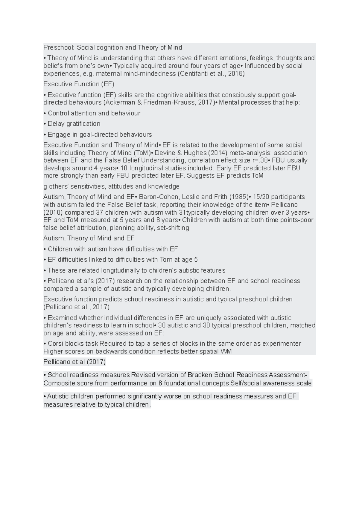 Preschool- social cognition - maternal mind-mindedness (Centifanti et ...