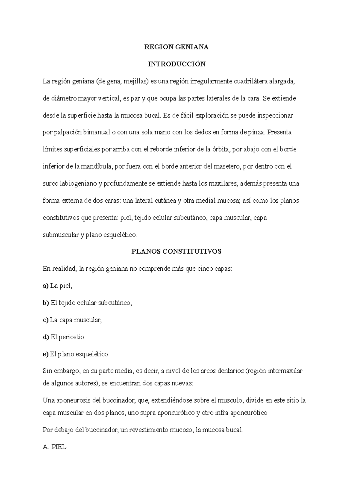 Estudio sobre la Región Geniana: Anatomía y Características Cade 101 ...