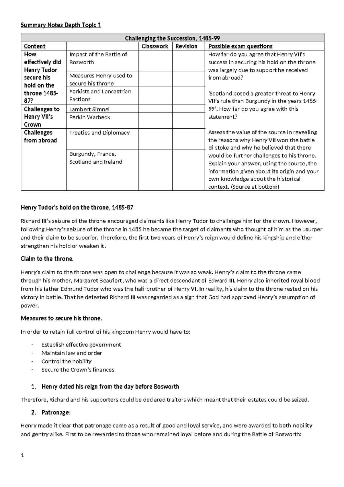 Title: Comprehensive Notes for Course XYZ 101: Key Concepts and Review ...