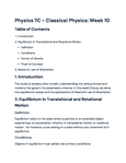 PHYSICS 7C - UC Irvine - Classical Physics 7C - Studocu