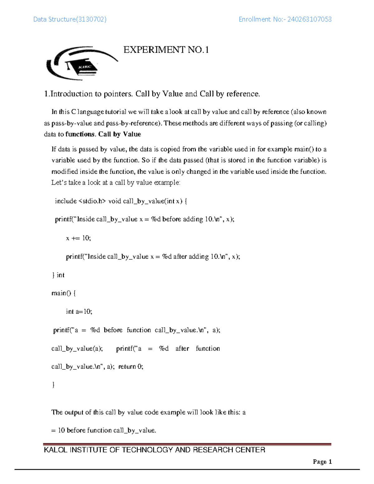 DS LAB Manual 53 - Practical of BE semester 3 for computer engineering ...