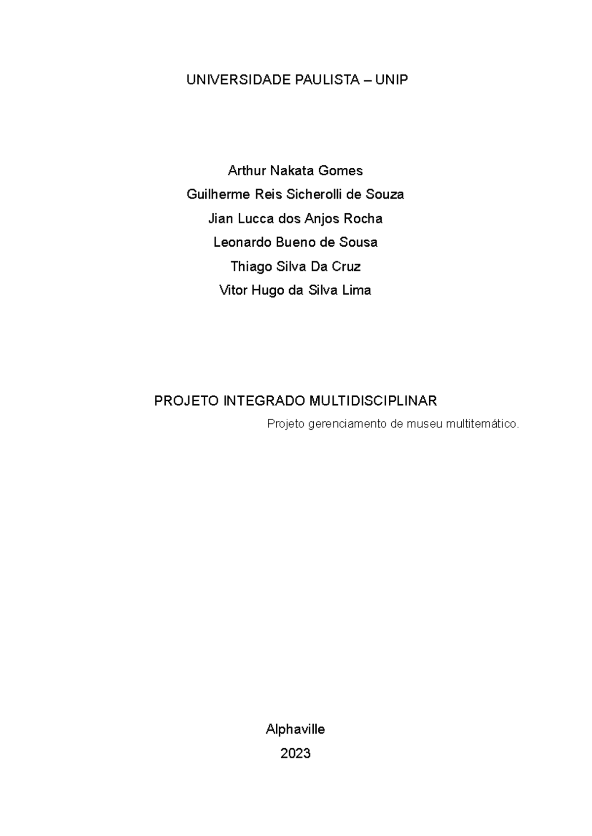 PIM - Projeto de Software para Venda de Ingressos em Museu ...