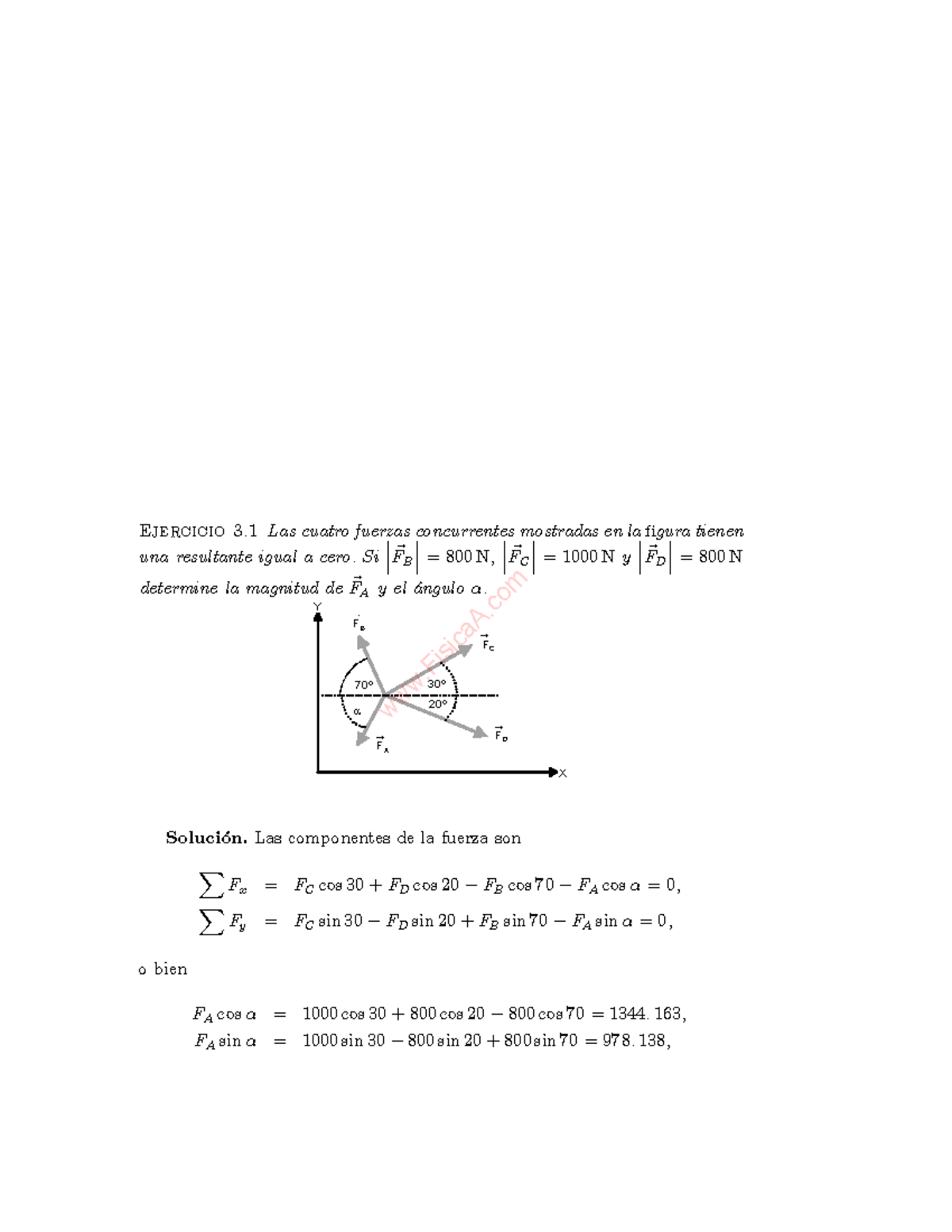 Problemas Resueltos de Estática 1: Ejercicios y Soluciones - Studocu
