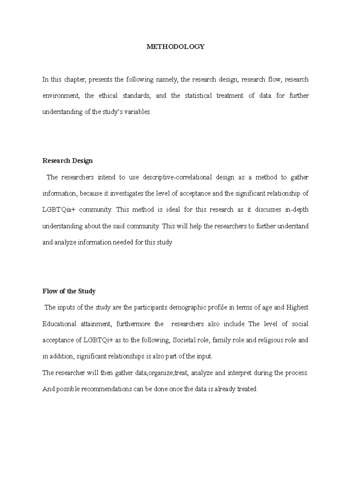 Methodology - asd - METHODOLOGY In this chapter, presents the following ...