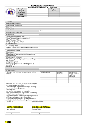 50 examples of Test (Multiple choices, True or false, Matching type ...
