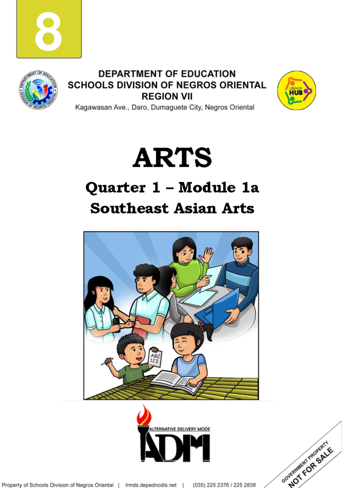 Arts 8 Q1 Module 1a: Introduction to Southeast Asian Arts - Studocu