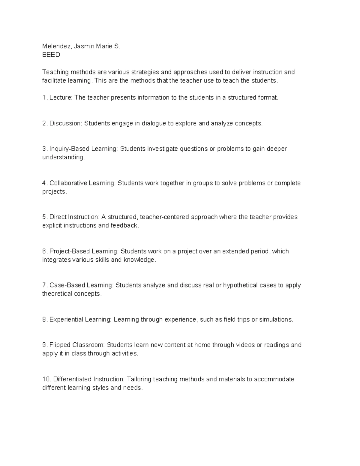 SPED Course Notes: Overview of Public and Private SPED Schools - Studocu