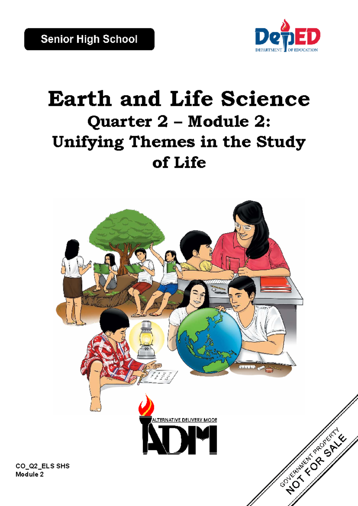 CO_Q2_ELS SHS Module 2: Unifying Themes in Life Science - Studocu