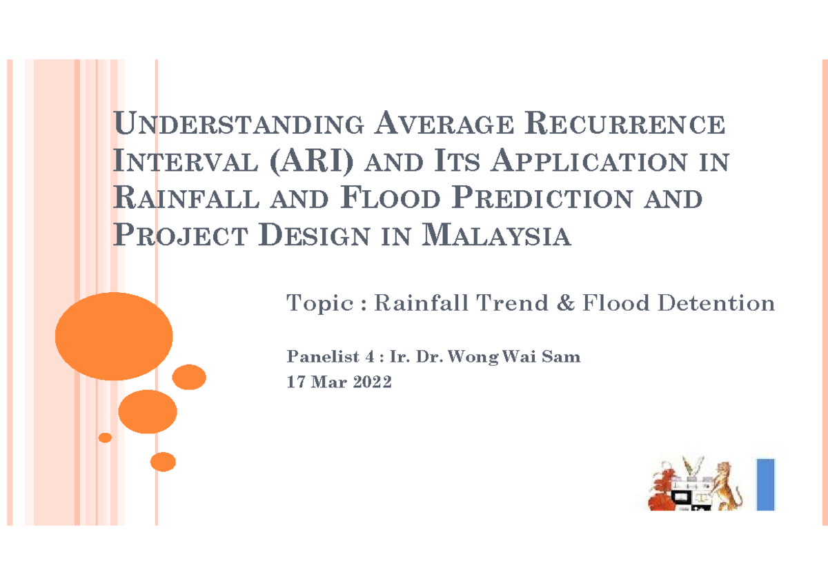 Panelist 4-Wong WS - To learn about ARI - UNDERSTANDING AVERAGE ...