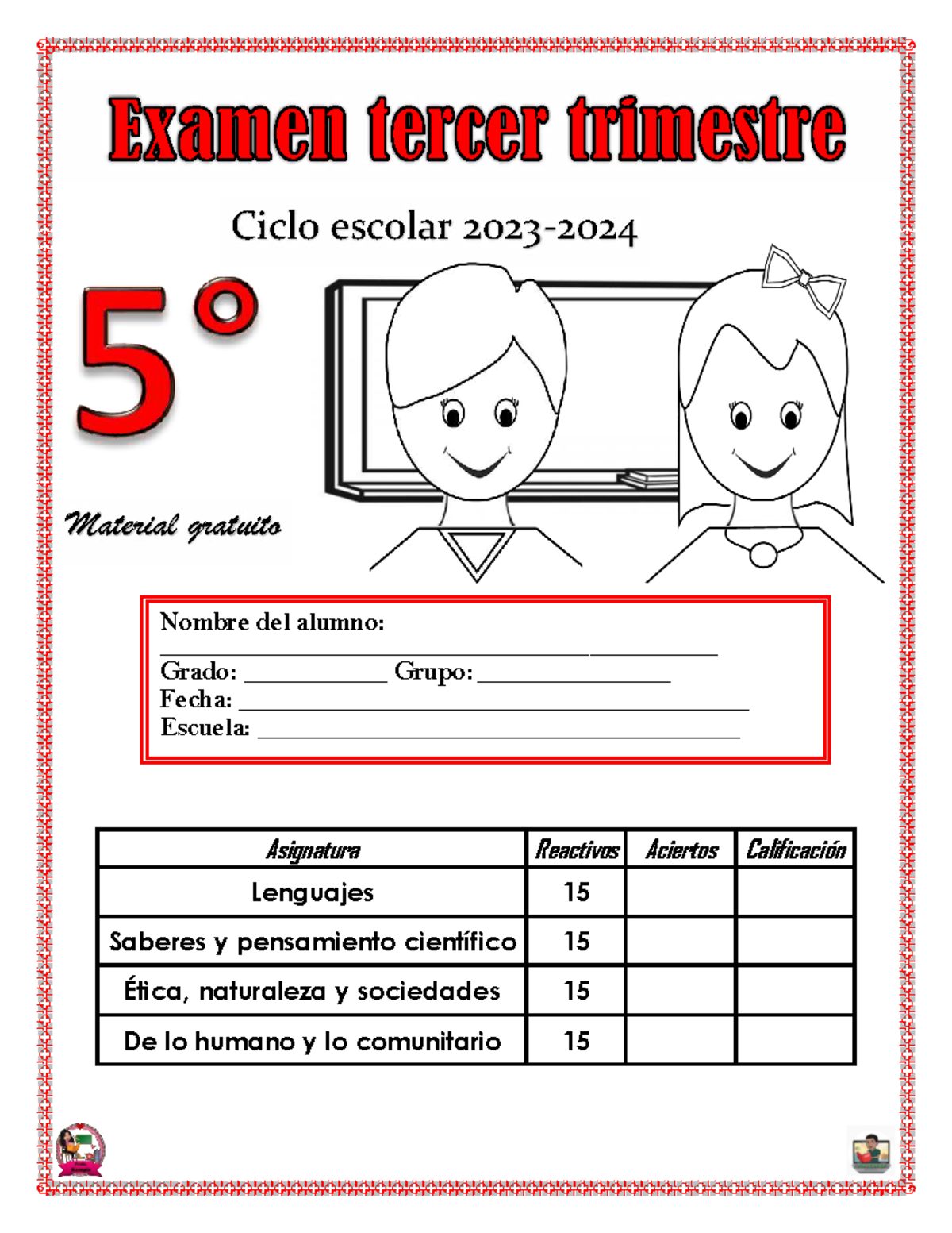 5° Examen Tercer Trimestre - Lenguajes y Saberes Científicos - Studocu